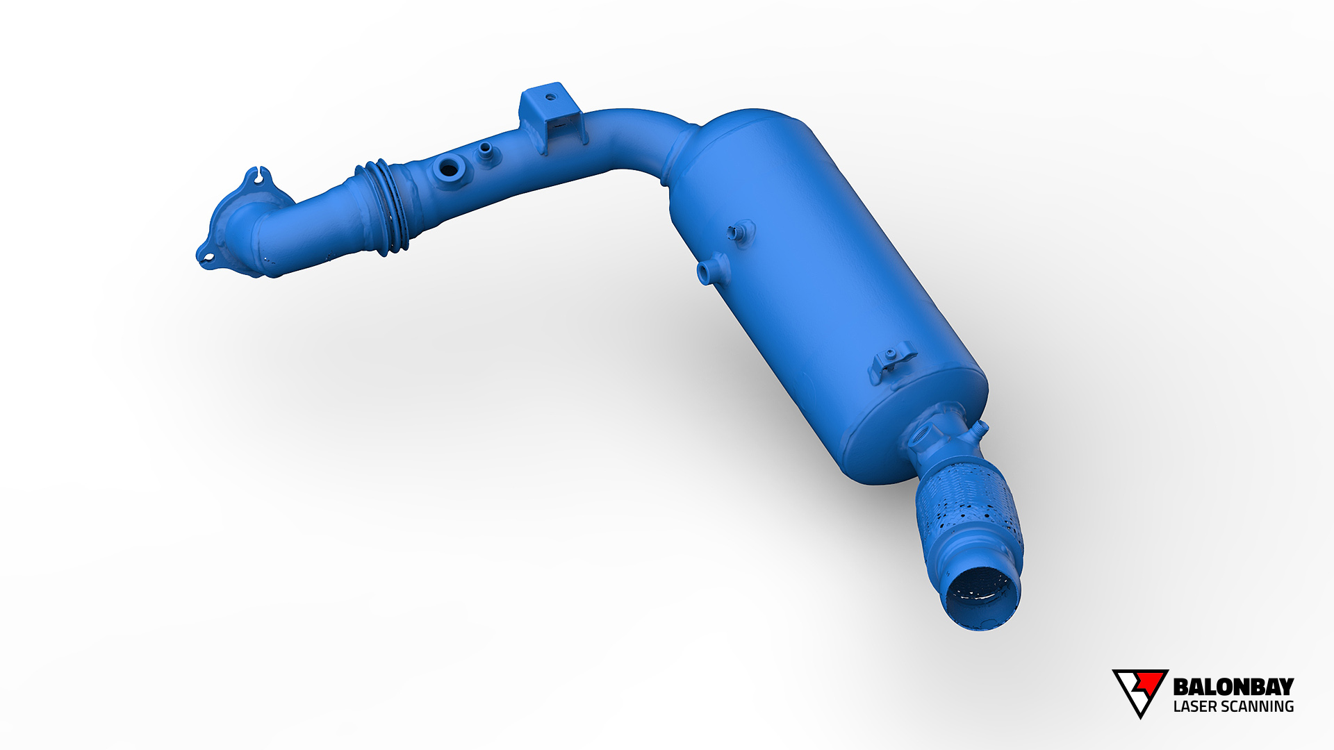 3D Laser Scanning Sprinter DPF V6 3.0L Catalytic Converter | Balonbay ...