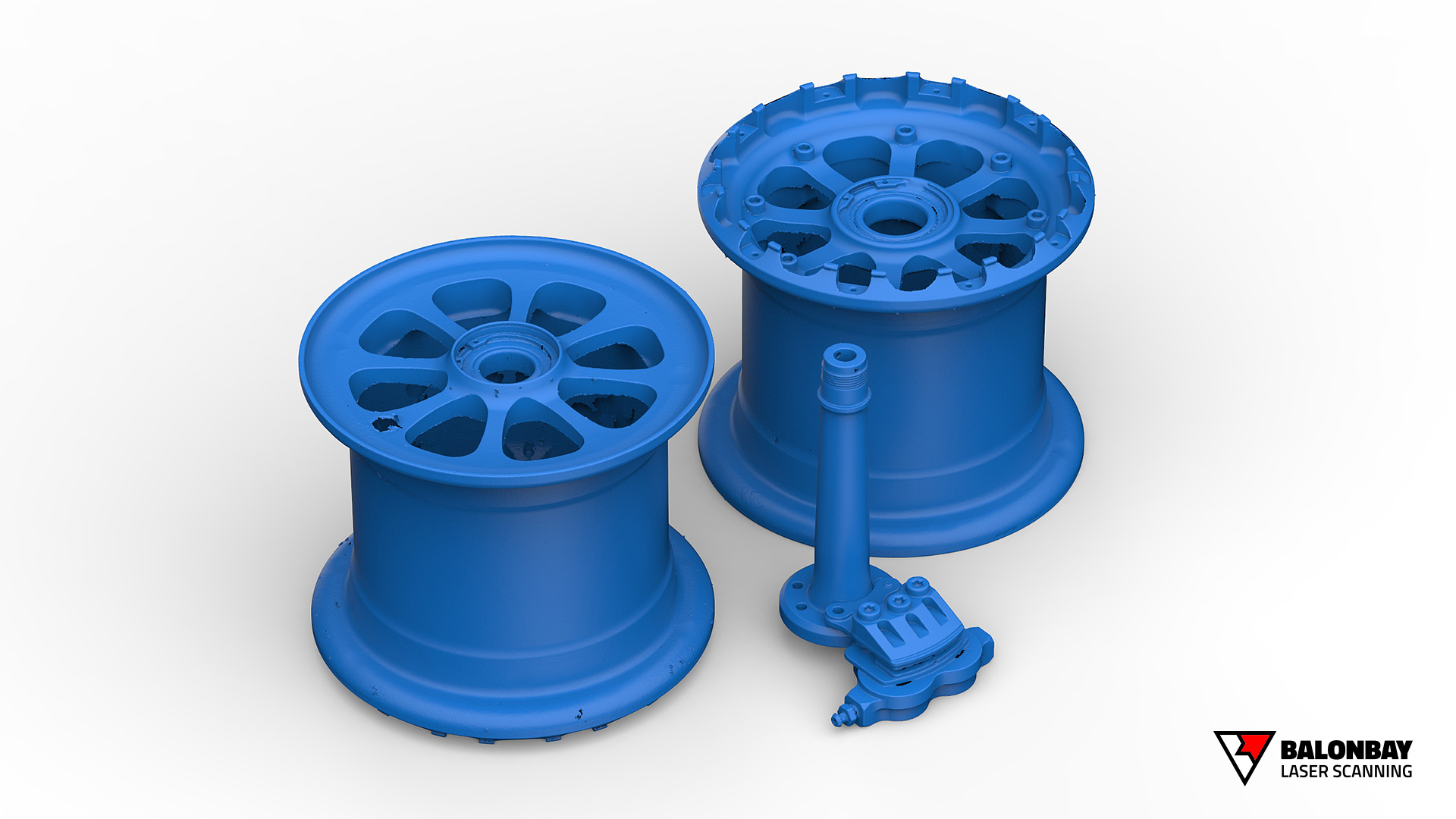 3D Laser Scanning Beringer Airplane Wheel Assembly | Balonbay 3D Laser ...