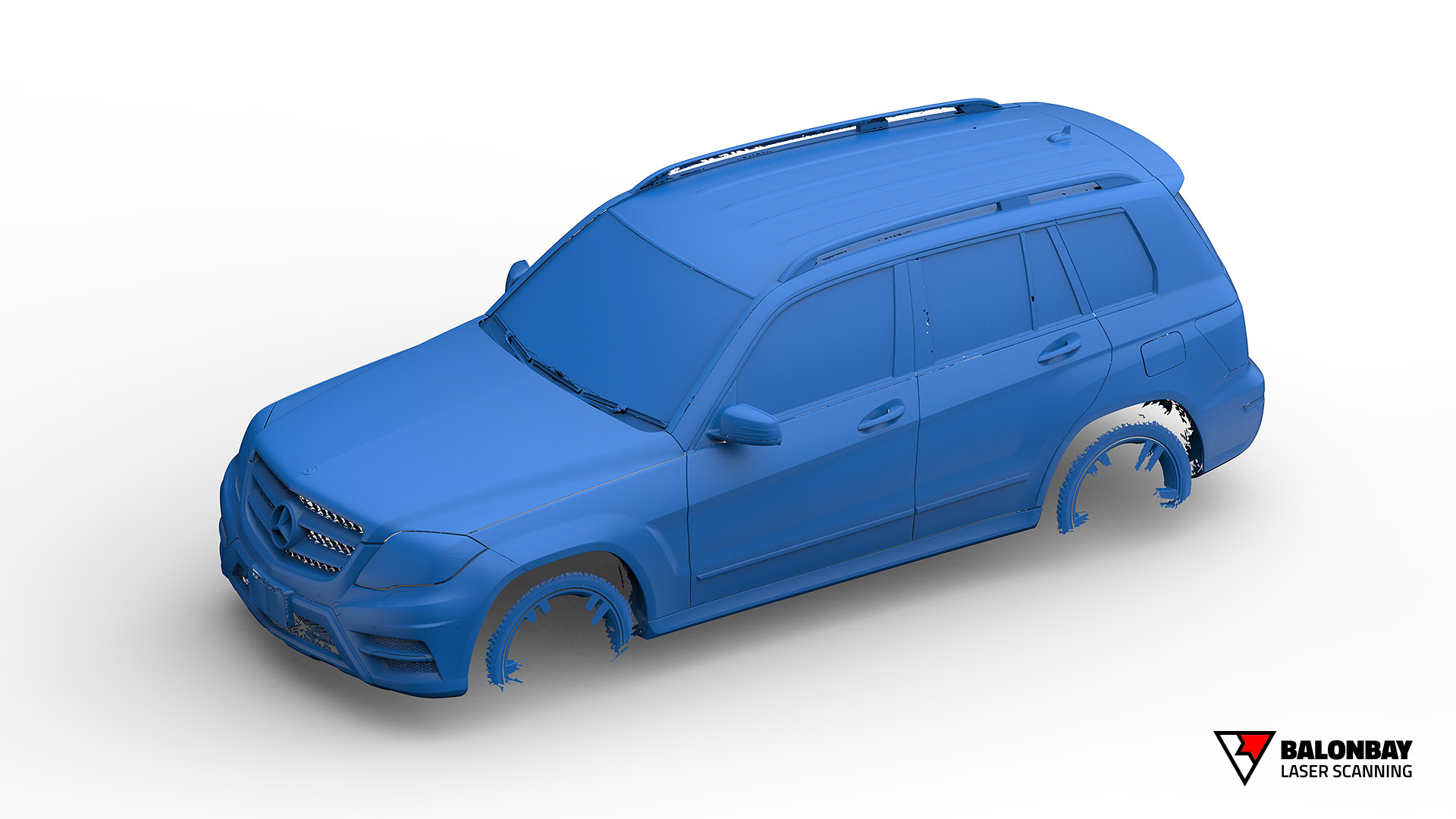 Laser Scanning Mercedes-Benz GLK 350 | Balonbay 3D Laser Scanning