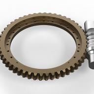 Laser Scanning Globoid Worm Gear | Balonbay 3D Laser Scanning